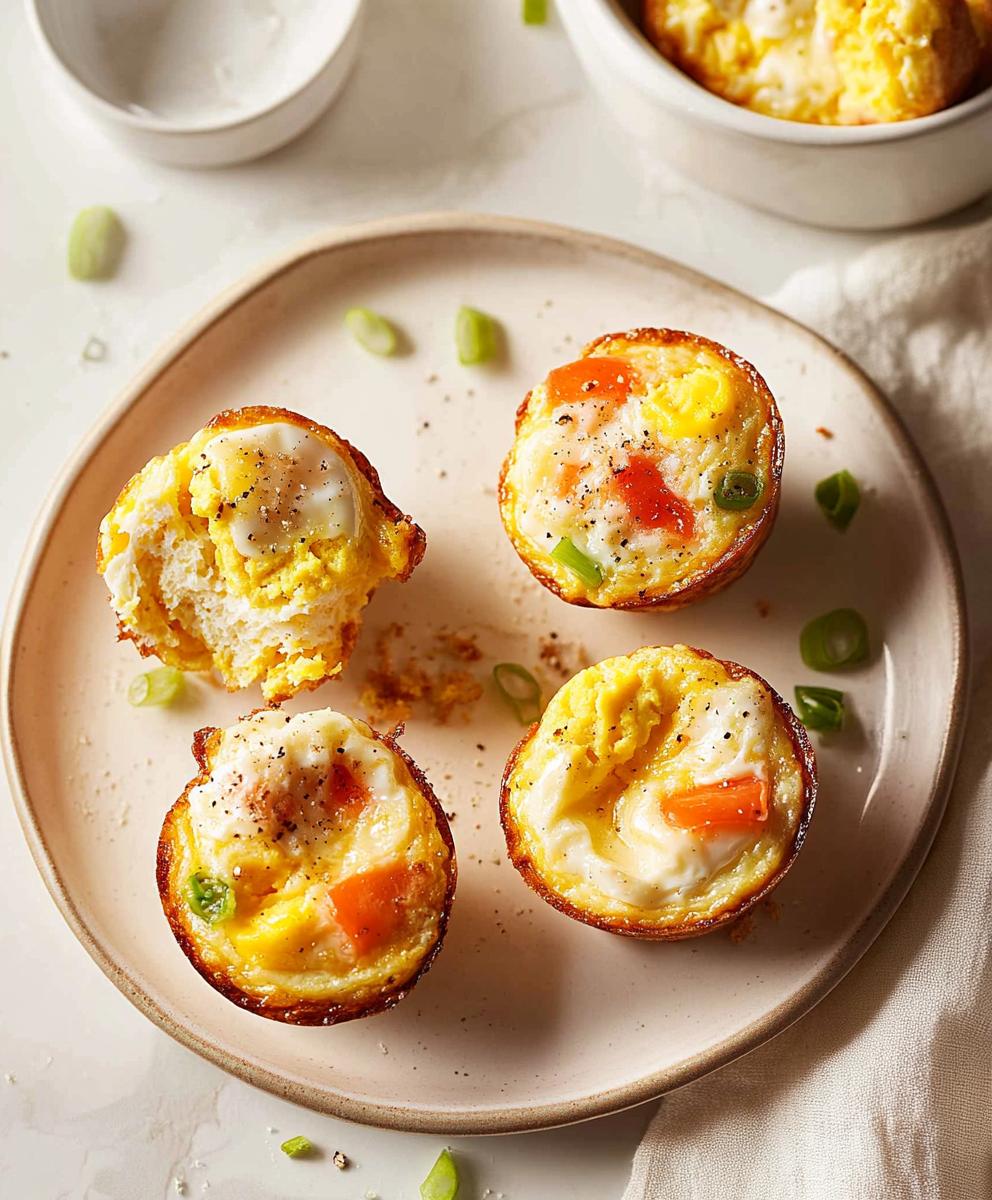 Breakfast Egg Muffins Recipe - dailydishrecipe.com