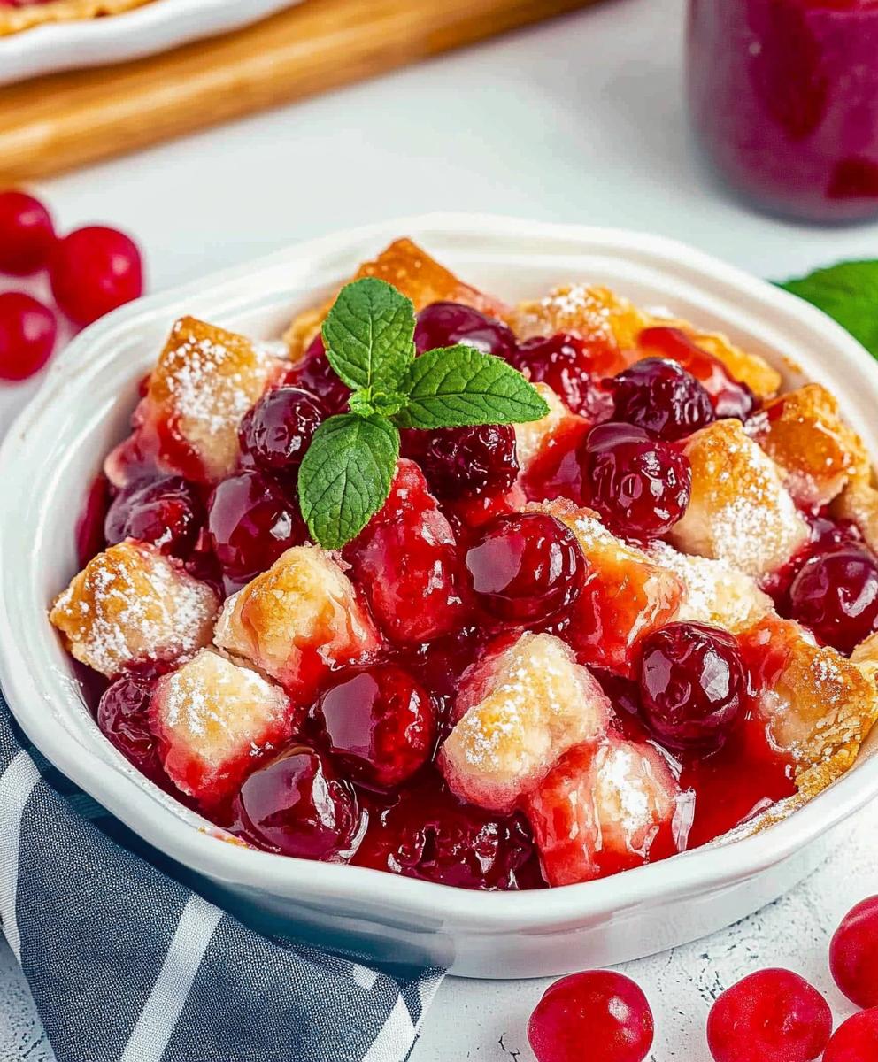 Cherry Pie Bubble Up Dessert Recipe - dailydishrecipe.com