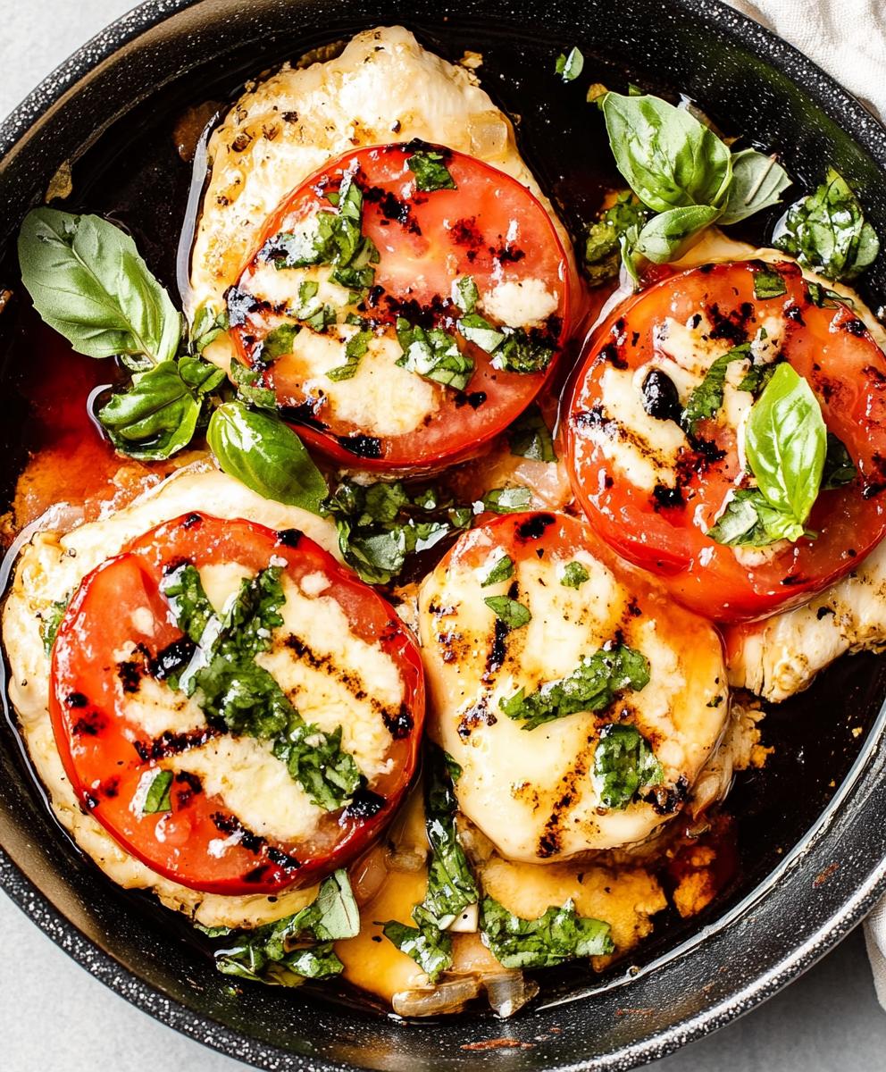Chicken Caprese Recipe - dailydishrecipe.com