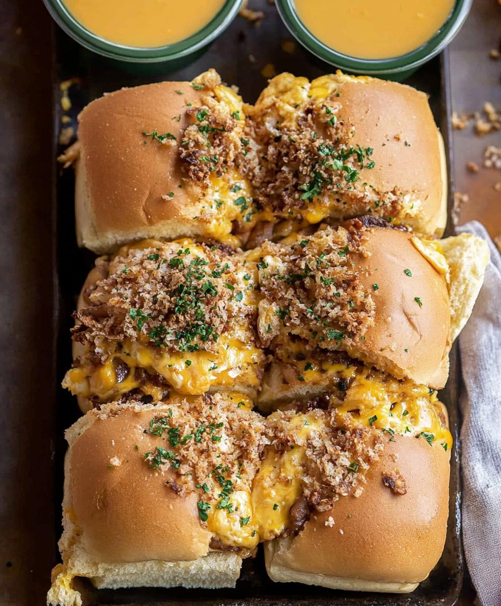 Cowboy Breakfast Sliders Recipe - dailydishrecipe.com