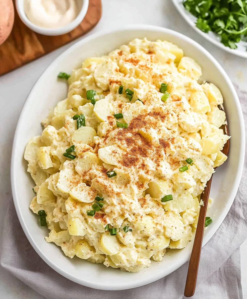 Easy Southern Potato Salad (classic Recipe) Recipe - dailydishrecipe.com