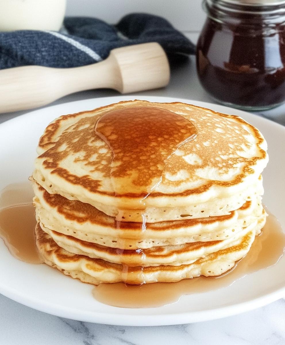 Homemade Pancakes Recipe - dailydishrecipe.com