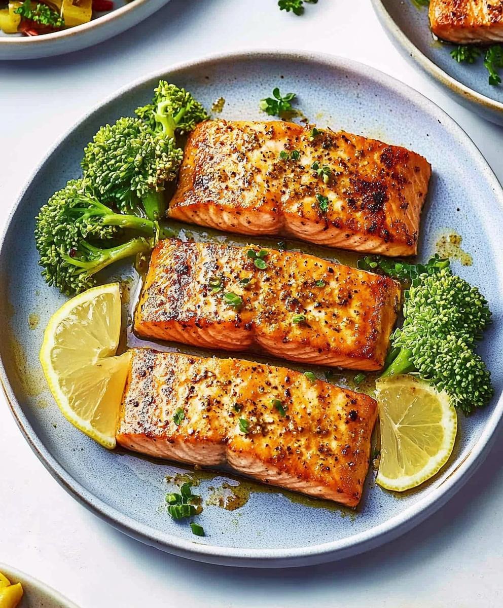 Lemon Pepper Salmon Recipe - dailydishrecipe.com