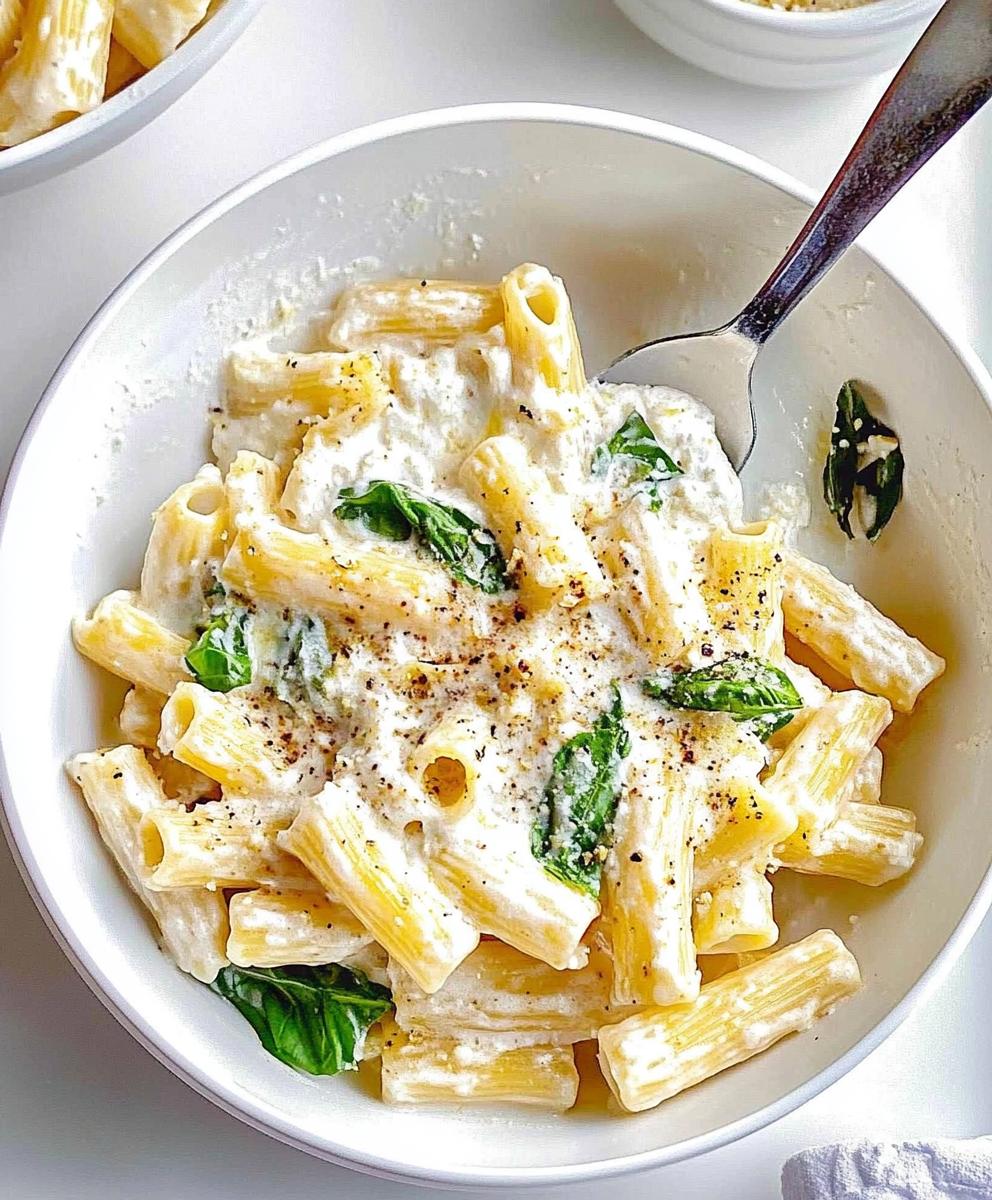 One Pot Lemon Ricotta Pasta Recipe - dailydishrecipe.com