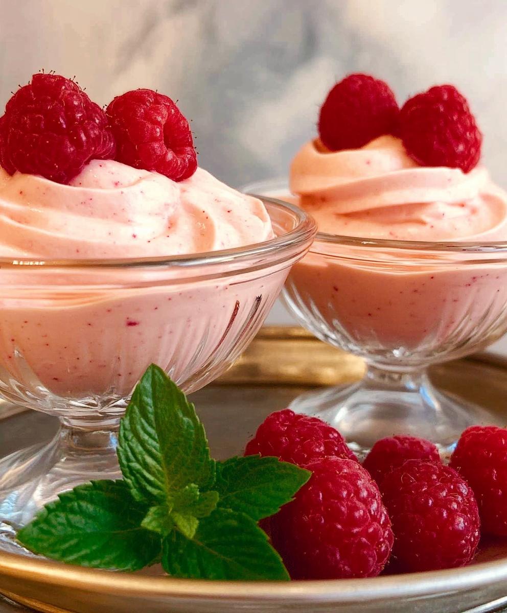 Raspberry Mousse Recipe - dailydishrecipe.com