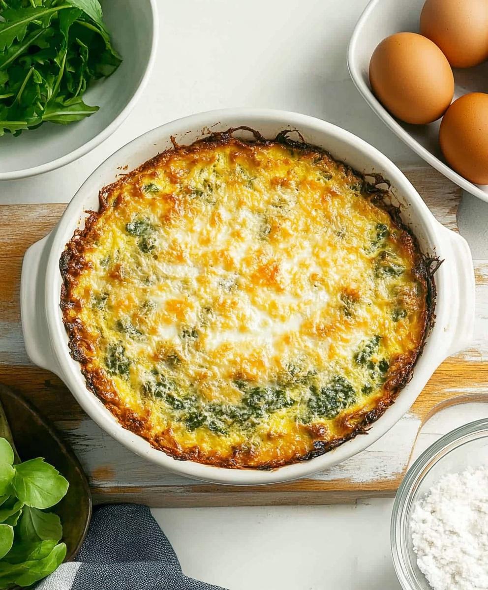 Baked Cottage Cheese Eggs Recipe - dailydishrecipe.com