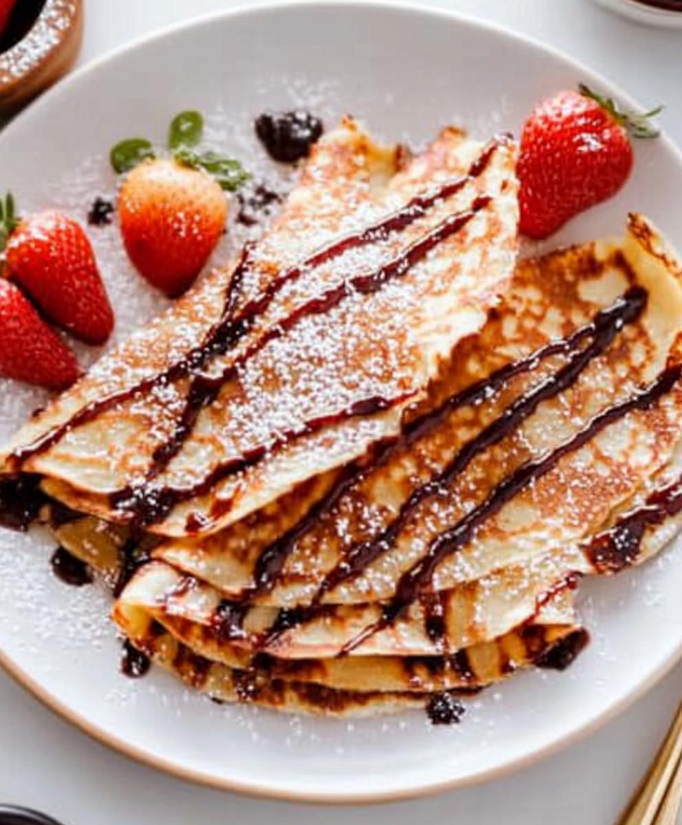 Crepes Recipe - dailydishrecipe.com