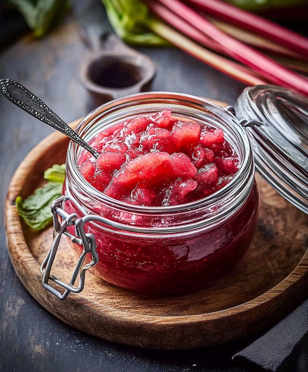Rhubarb Compote Recipe - dailydishrecipe.com