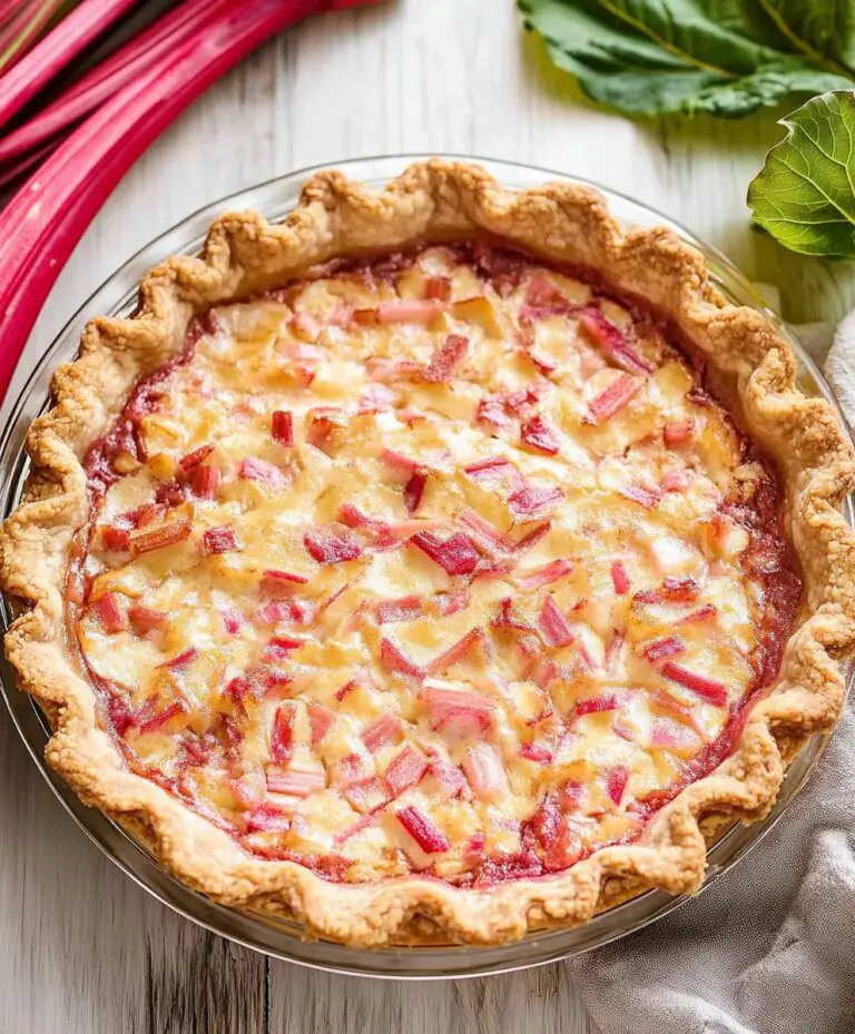 Oma's Rhubarb Cake Recipe - dailydishrecipe.com